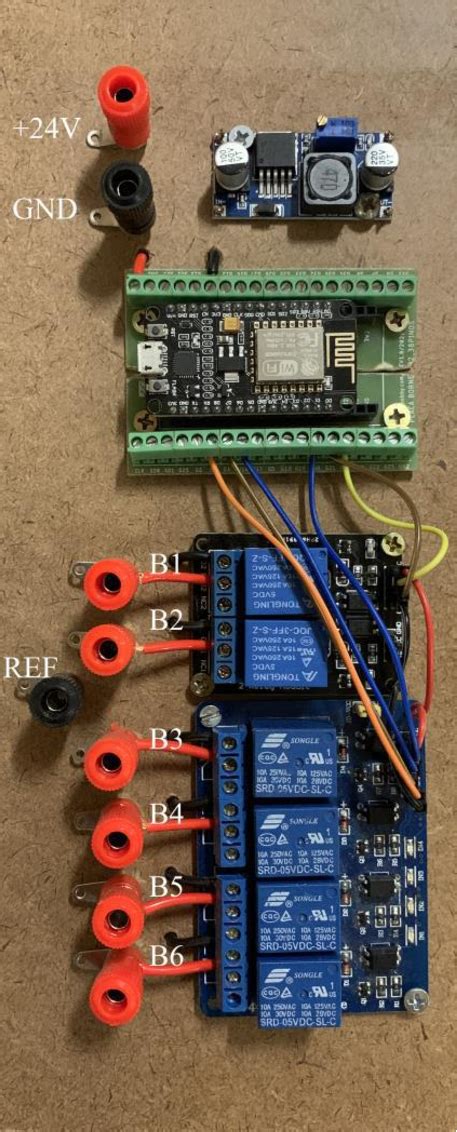 Prototype Of The Board That Receives The Output Signals From The Plc