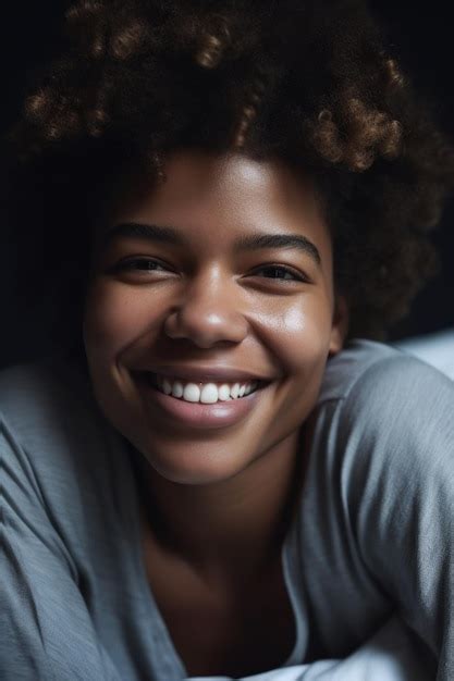 Premium Ai Image Cropped Shot Of A Woman Smiling At The Camera While