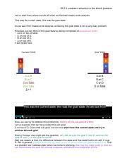 Solving The Block Problem Problem Reduction Subgoals Course Hero