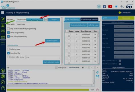 【花雕学编程】arduino动手做（236） 尝试使用stm32cubeprogrammer串口烧录stm32 Makelog造物记
