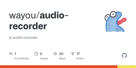 GitHub Wayou Audio Recorder Js Audio Recorder