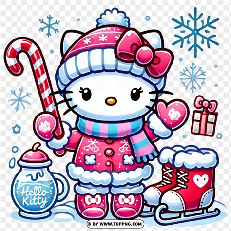 Hello Kitty Ice Skating Png Toppng