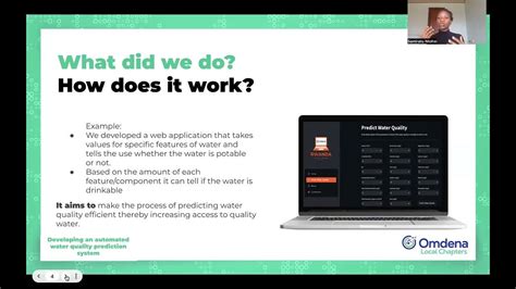 Project Presentation Developing An Automated Water Quality Prediction System Using Ml Youtube