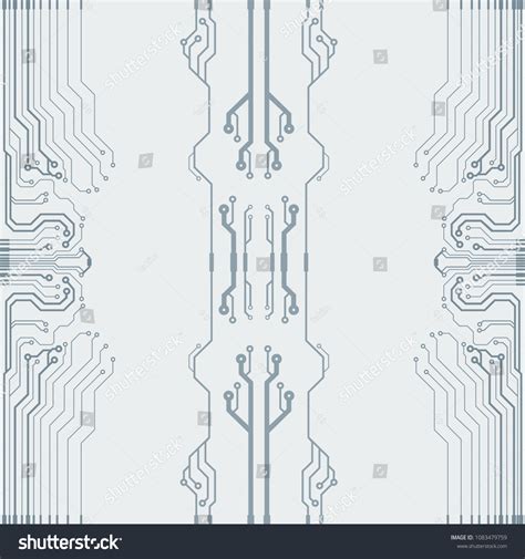 Vector Microchip Background Stock Vector Royalty Free 1083479759