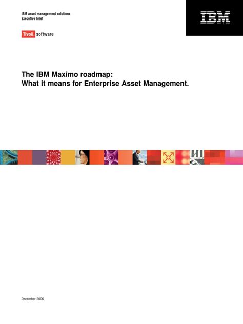 Ibm Maximo Roadmap Ibm Business Process