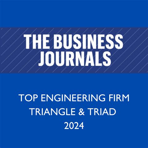 Timmons Group Named Top Engineering Firm By Triangle And Triad Business