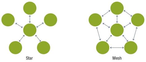 17 Diagram Showing The Conceptual Dierence Between Star And Mesh Download Scientific Diagram
