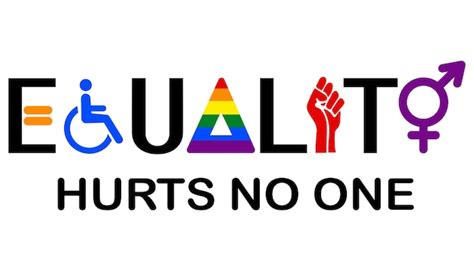 Premium Vector Gender Equality Lgbt Pride Month Rainbow Colors Vector