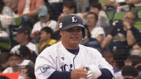埼玉西武ライオンズ On Twitter 渡部健人 選手の適時打で同点！ 全員で繋いだ無死満塁のチャンス、外崎修汰 選手の犠飛もあり