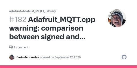 adafruit mqtt cpp 264 46 warning comparison between signed and unsigned integer expressions