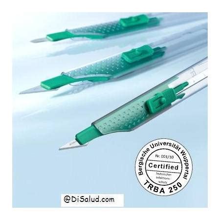 Aesculap Safety Scalpels CARBON STEEL PAK 10 PIECES Número N 15