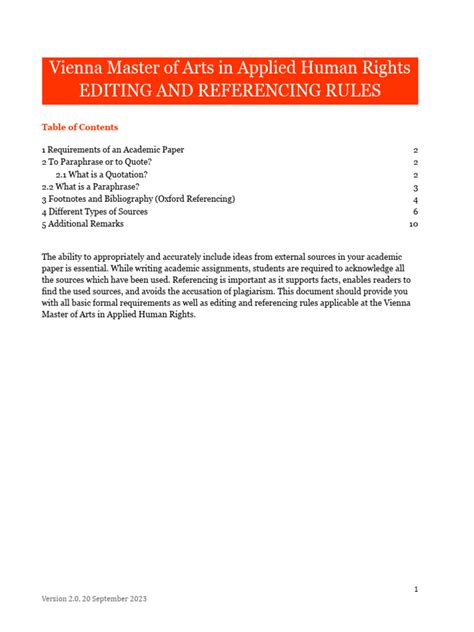 Guidelines For Editing And Referencing Version 202009 2023 14 Pdf Citation Note