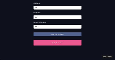 React Hook Form V6 Ts Formstate Forked Codesandbox
