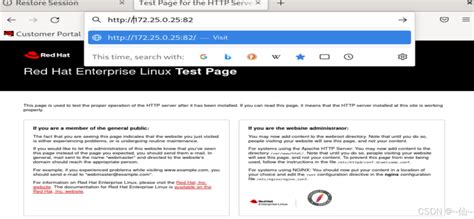 Liunx系统配置实现连接web服务 Linux链接网页 Csdn博客