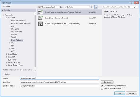 WPF Thoughts Xamarin Forms Device Orientation