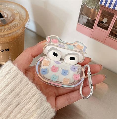 당일발송 주문폭주 에어팟 케이스 에어팟프로 1세대 2세대 3세대 투명 클리어 젤리 케이스 곰돌이 키링 철가루 방지 스티커 애플 무선 블루투스 이어폰 실리콘 버즈 키링