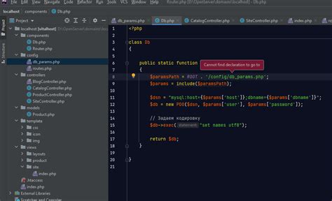 mysql php и базы данных Не видит файл bd params stack overflow на
