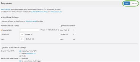 Voice Vlan Configuration On The Cisco Business 250 350 Series Switches Cisco