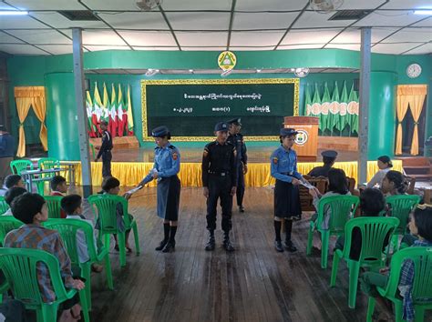 ကျောင်းကုန်းမြို့၌ စာသင်ကျောင်းအခြေပြု မီးဘေးအန္တရာယ်ကြိုတင်ကာ ကွယ်ရေးဟောပြောပွဲ ကျင်းပ