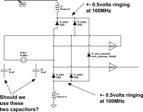 Microcontroller Using Only Stray Capacitance For Mcu Oscillator