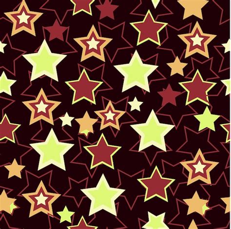 Premium Vector Star Seamless Geometric Pattern