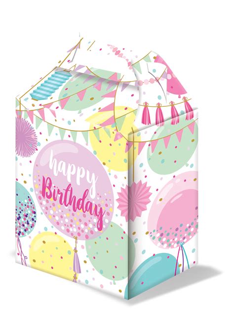 495g 731 Caja Para Dulces Chica Sweet Balloons Granmark