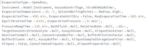 experimentevaporateoptions documentation