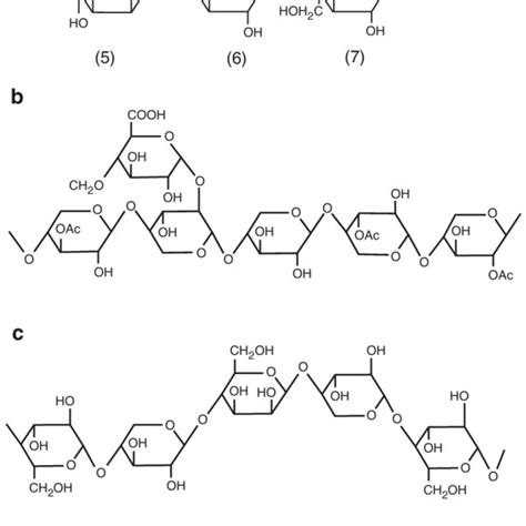 2 A Structure Of Monosaccharides Commonly Present In Xylan Backbone Download Scientific