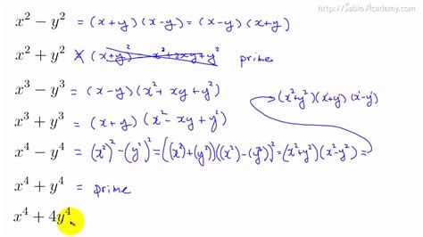 4th Power Plus 4th Power Factoring Youtube