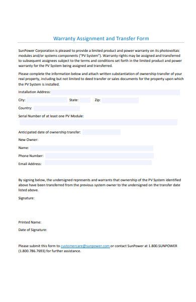 Free 51 Assignment Forms In Pdf Ms Word Xls