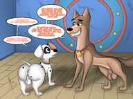 Post Dalmatians Comic Patch Rannfurryartist Thunderbolt