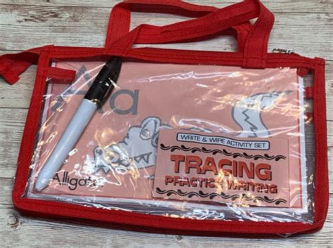 Busy Bag Write Wipe Activity Set Tracing Practice Writing Learning Prebabe