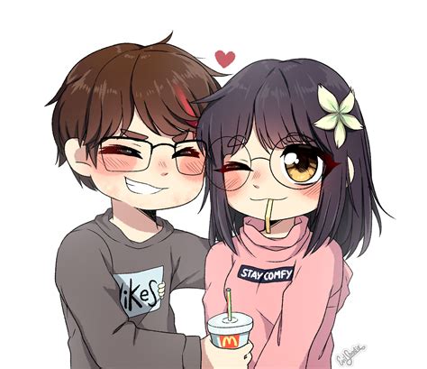 Lilypichu And Michael Reeves Reechu By Evilshadix On Deviantart