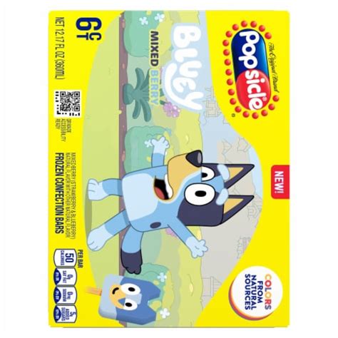Popsicle Bluey Frozen Confections Bars 6 Ct 6 Ct Kroger