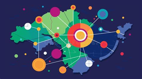 A Digital Map Overlaid With Colorcoded Data Points Shows Predicted