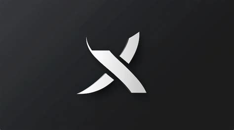Abstract Graphic Design With Intersecting Shapes In White On Black