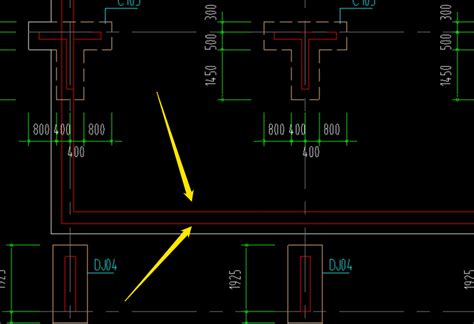 请教大家，基础平面图里的红线代表什么？（框剪结构的） 服务新干线答疑解惑