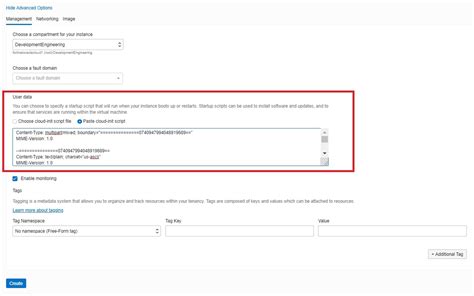 Optional Bootstrapping FortiGate VM On The OCI GUI At Initial Bootup