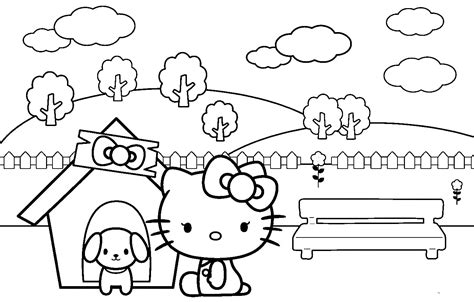 Kolorowanki Hello Kitty 8 Zabawy Z Dziećmi
