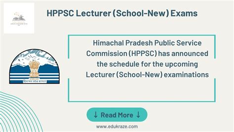 HPPSC Notification For Upcoming HPPSC Lecturer Babe New Exams EduKraze