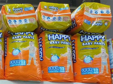 Happy Diaper Pants Size Xxxl Triple Extra Large 12 S X 6 Pack 72pcs