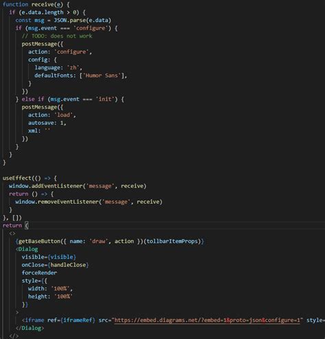 Configure Is Not Work In Embed Mode · Issue 1092 · Jgraphdrawio · Github