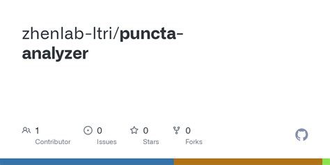 Github Zhenlab Ltripuncta Analyzer