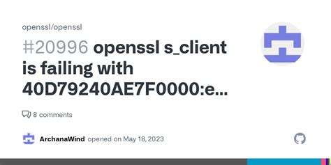 Openssl Sclient Is Failing With 40d79240ae7f0000error8000006fsystem