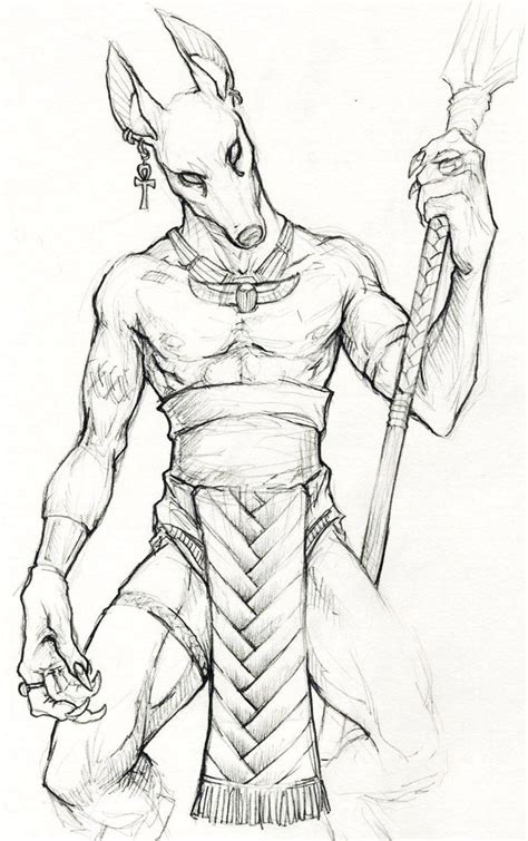 Anubis Drawing At GetDrawings Free Download