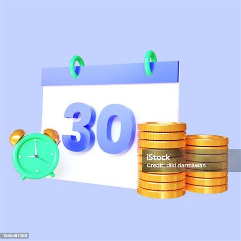 날짜에 확인 표시가 있고 벨 알림이 있는 3d 달력입니다 모임 미리 알림 플래너 진드기로 된 일상 업무 매일 표시하십시오 파란색 배경에 격리된 만화 크리에이티브 아이콘