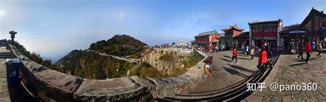 VR全景山东泰山之巅岱顶天街景观 知乎