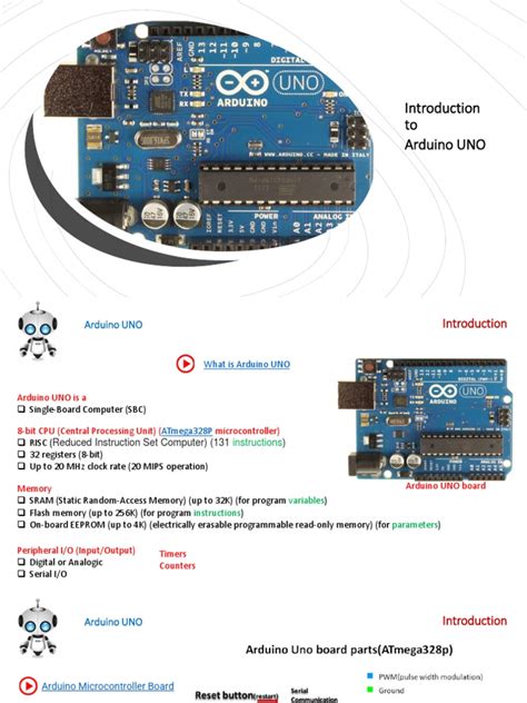 Ct 01 Introduction To Arduino Uno Pdf Electric Motor Voltage