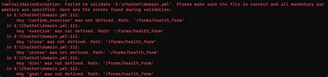 key confirm exercise was not defined path forms health form