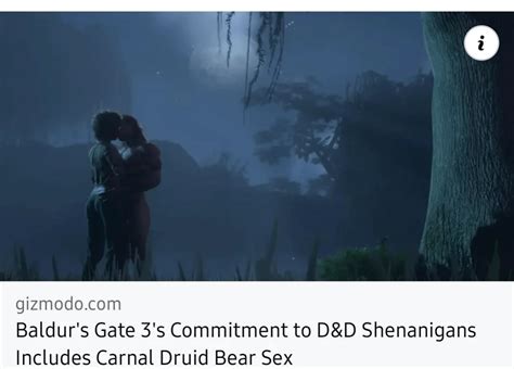 Carnal Druid Bear Sex R Gaymers